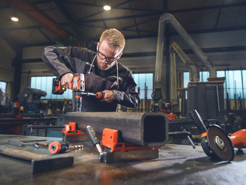 Fein 71161562090 4 Speed Cordless Hammer Drill/Driver Set. ASCM18-4 QMP ...