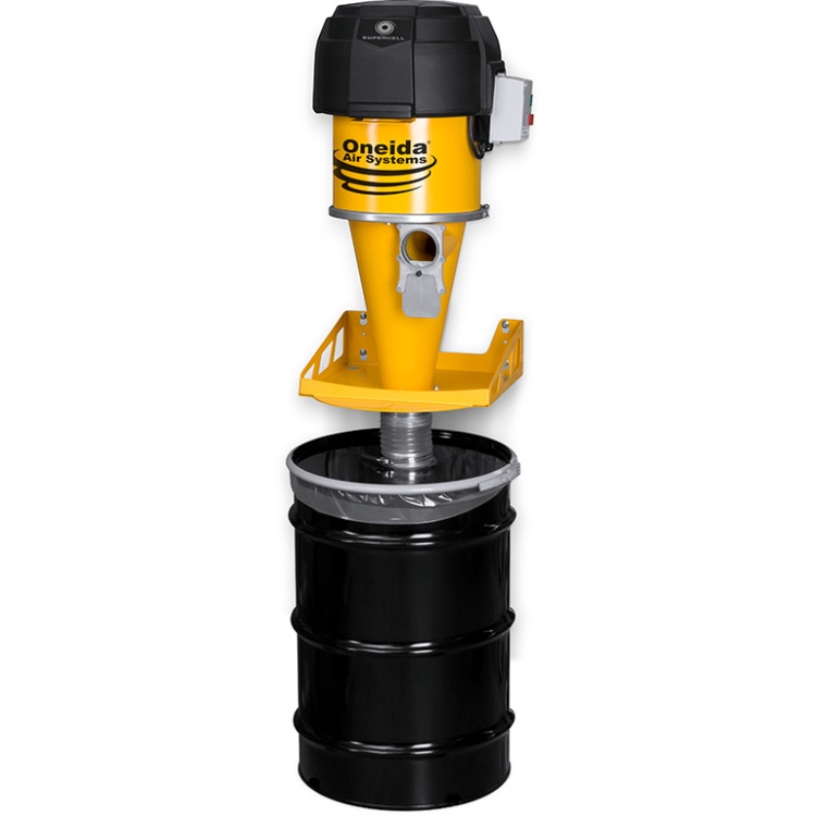 Oneida Turbo Supercell 5HP 230V 55 Gal. High-Pressure Dust Collector