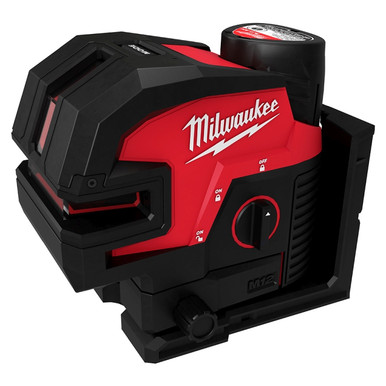 Milwaukee 3624-21 M12 Green Cross Line & 4-Points Laser Kit