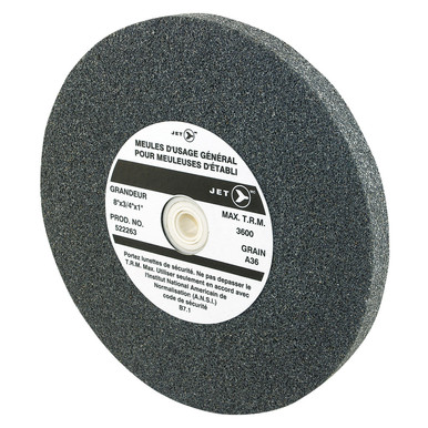 Jet 522263 8 X 3/4 X 1 A36 Bench Grinding Wheel