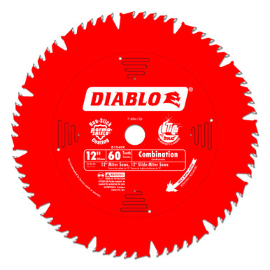 Diablo D1260X 12 In. X 60 Tooth Combination Saw Blade