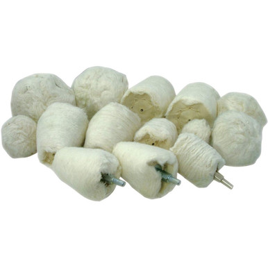 ROK 44600 14 PC Polishing Buff - White