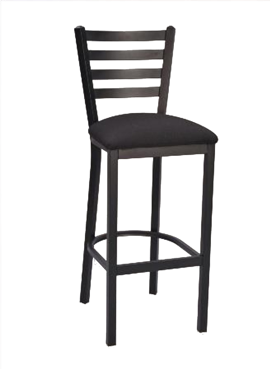 Padded Bar Stool with Arms | Padded Bucket Seat Stool