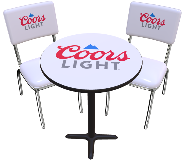 Logo Chairs And Table Set | Seats and Stools