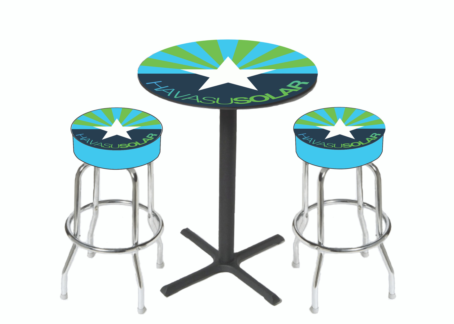 Custom Logo Chairs, Bar Stools, & Tables | Seats and Stools