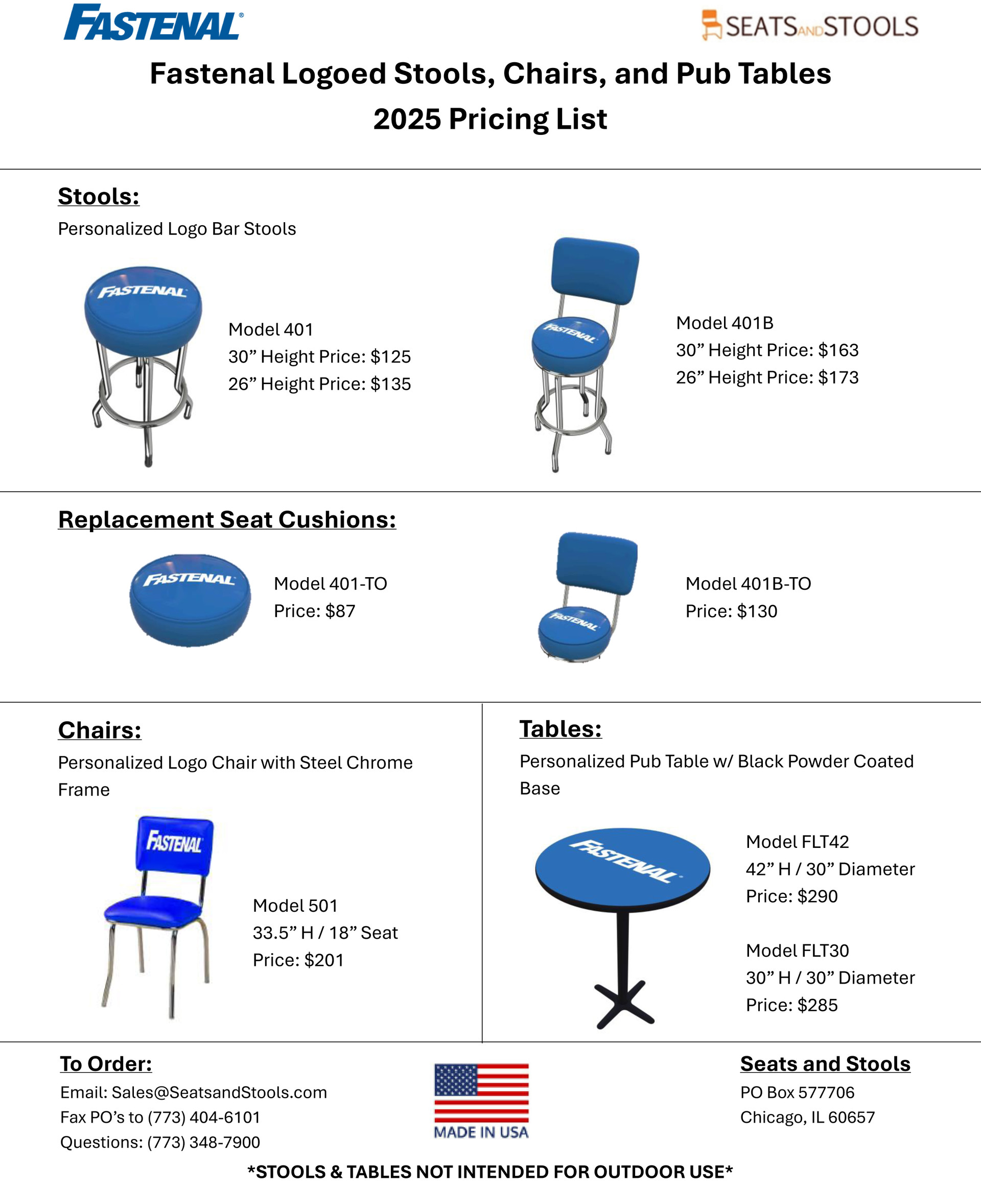 Custom Logo Bar Stools | Custom Bar Stool Tops | Seats and Stools