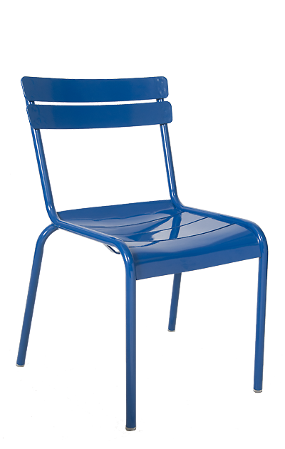 Blue Metal Chairs | Blue Stacking Chairs | Seats and Stools