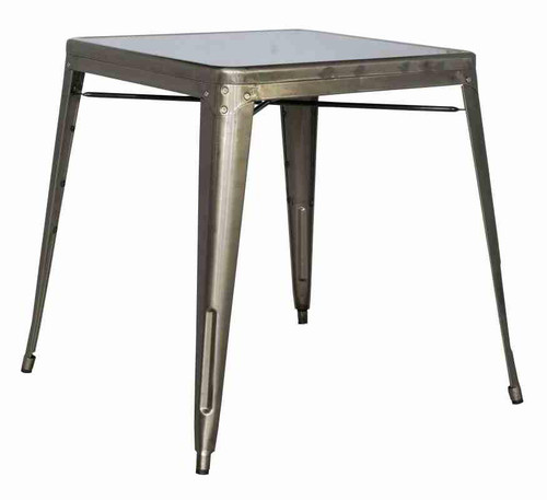 Galvanized Dining Table | Outdoor Steel Table | Seats and Stools