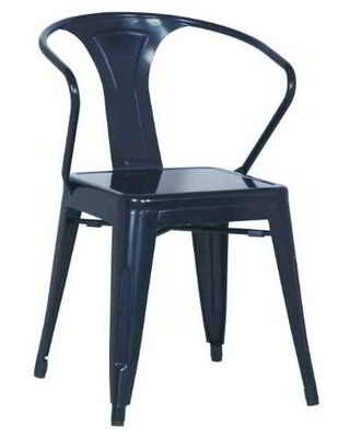 Galvanized Steel Chairs | Rolled Arm Armchair | Seats and Stools