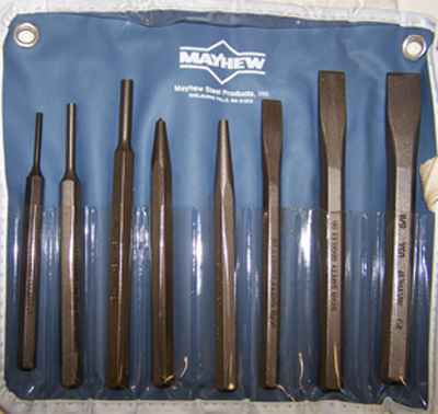Mayhew Cold Chisel Set - 8 Piece - Paxton/Patterson