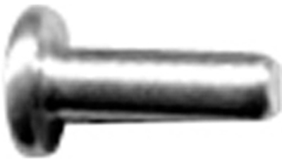 Jaycee Aluminum Rivets, Flat Head- 1/8" x 1/4" (2000 per lb.), 1 lb ...