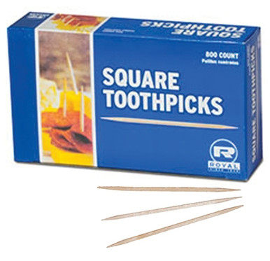 Toothpicks - Square - Box/800 - Paxton/Patterson