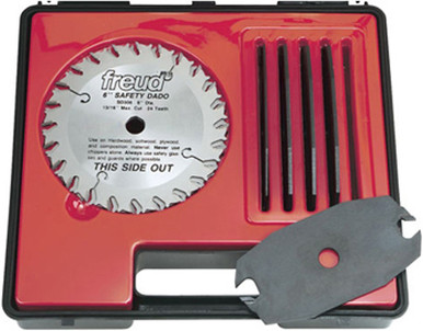 Freud Carbide Tipped Safety Dado Set 6 x 5 8 x 18 Teeth