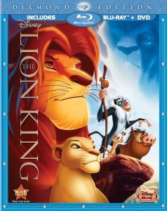 The Lion King Diamond Edition Blu-ray DVD Combo