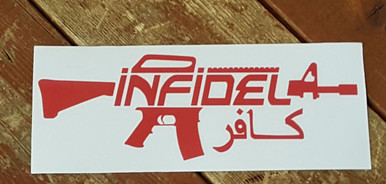 Infidel Vinyl Sticker Decal - Army Surplus Warehouse, Inc.