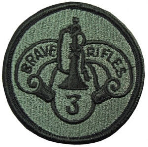 3rd ACR (Armored Cavalry Regiment) Subdued OD Patch