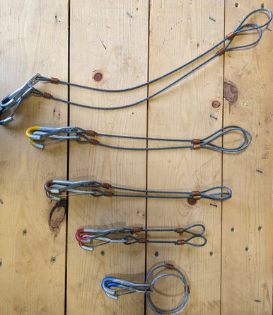 Military Cable with Snap and Loop Set 10 pc - Army Surplus Warehouse, Inc.