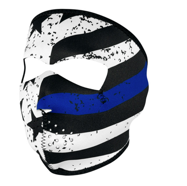 Full Mask Neoprene Thin Blue Line - Army Surplus Warehouse, Inc.