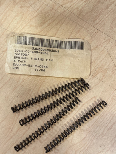 M-60 Machine Gun Firing Pin Spring 4 pack - Army Surplus Warehouse, Inc.