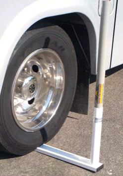 22' Heavy Duty Fiberglass Telescoping Flag Pole w/ Tire Mount