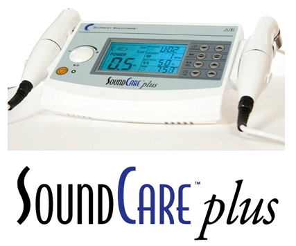 Current Solutions SoundCare Plus Ultrasound Device w/ 2 Sound Heads