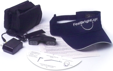 Feel Bright Portable Sunshine Day Sun SAD Seasonal Therapy Light