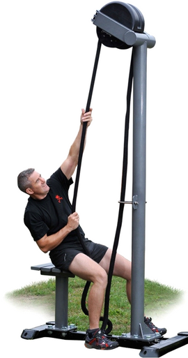 Ropeflex RX5500 Outdoor Rope Pulling Resistance Machine