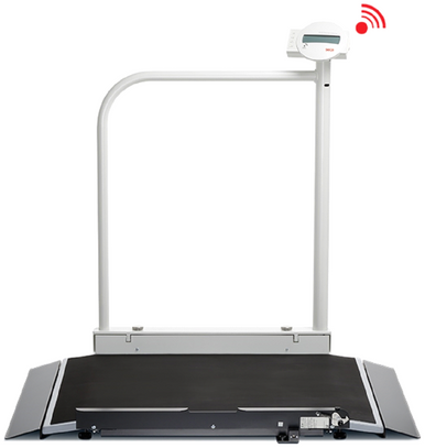 Seca 676 Electronic Wheelchair w/ Handrail 800 lb Capacity Scale