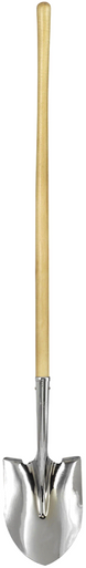 Yo-Ho 48" Wooden Handle Ceremonial Round Point Shovel
