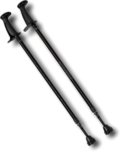 Urban Poling Evening Black Activator Exercise Assisted 2-Piece Walking ...