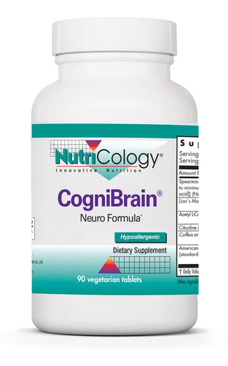 CogniBrain® 90 Vegetarian Tablets - NutriCology