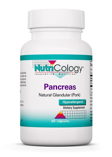 Pancreas Pork Natural Glandular 60 Capsules