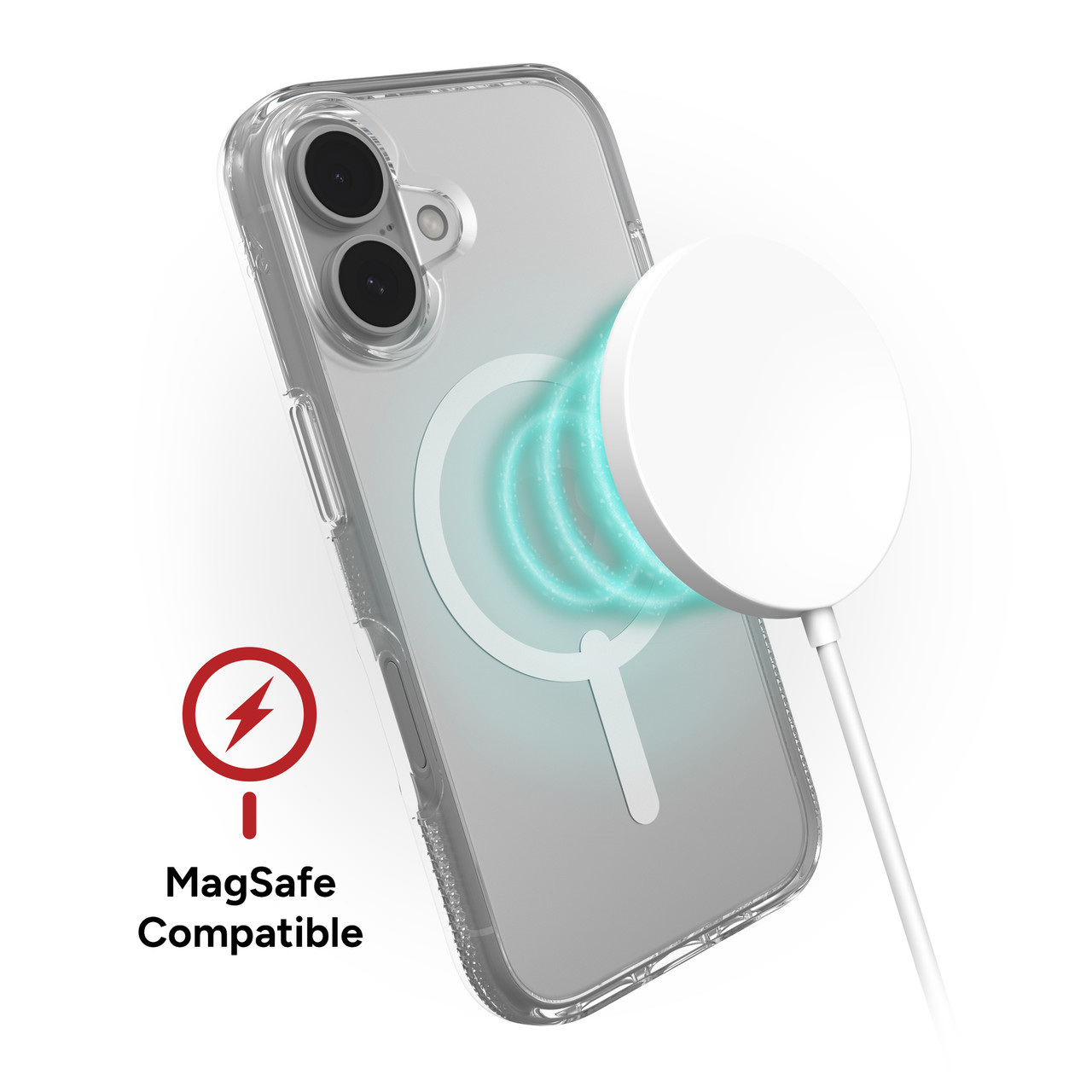 ZAGG Crystal Palace Snap Case for Apple iPhone 16 (Clear)