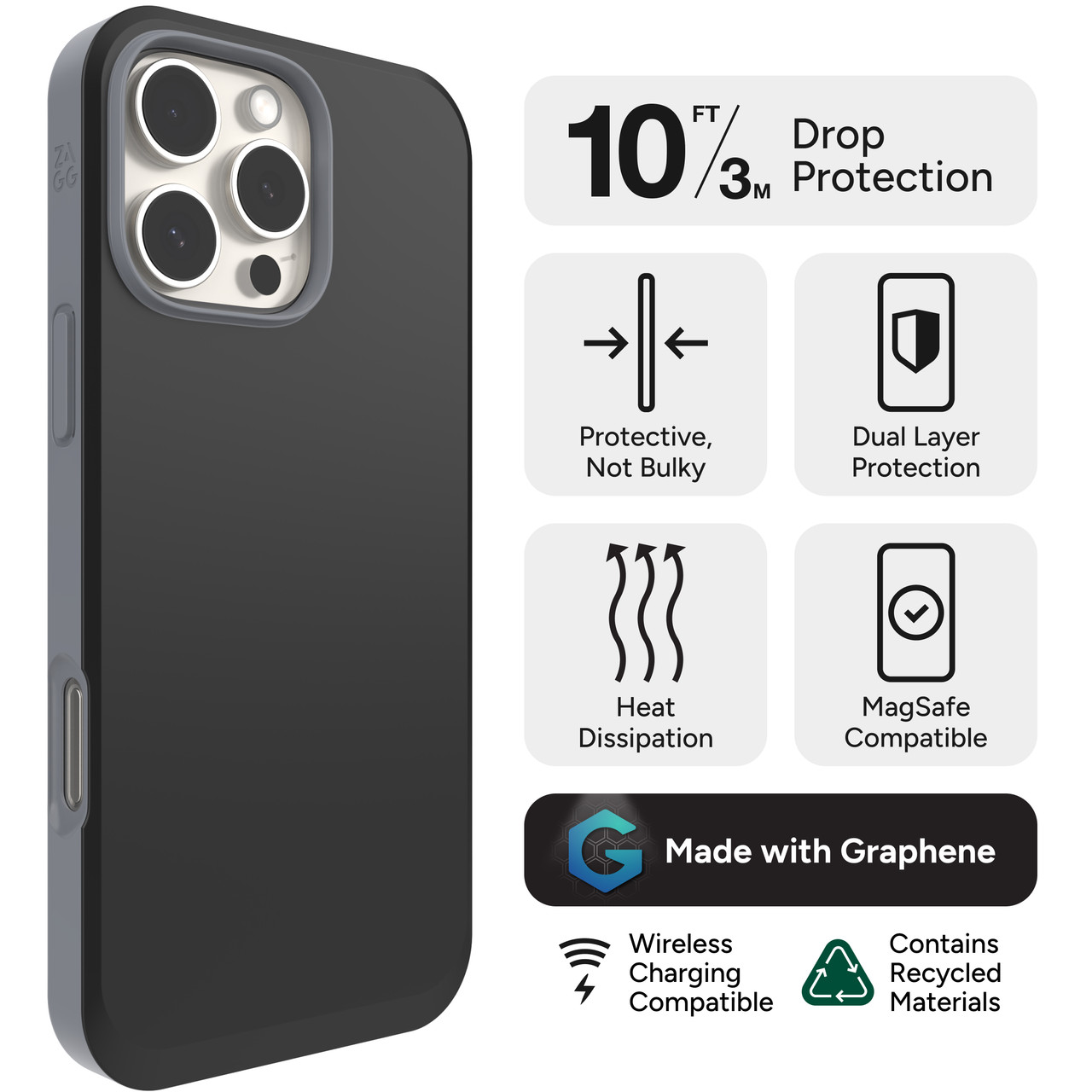 ZAGG SoHo Snap Case for Apple iPhone 16 Pro Max