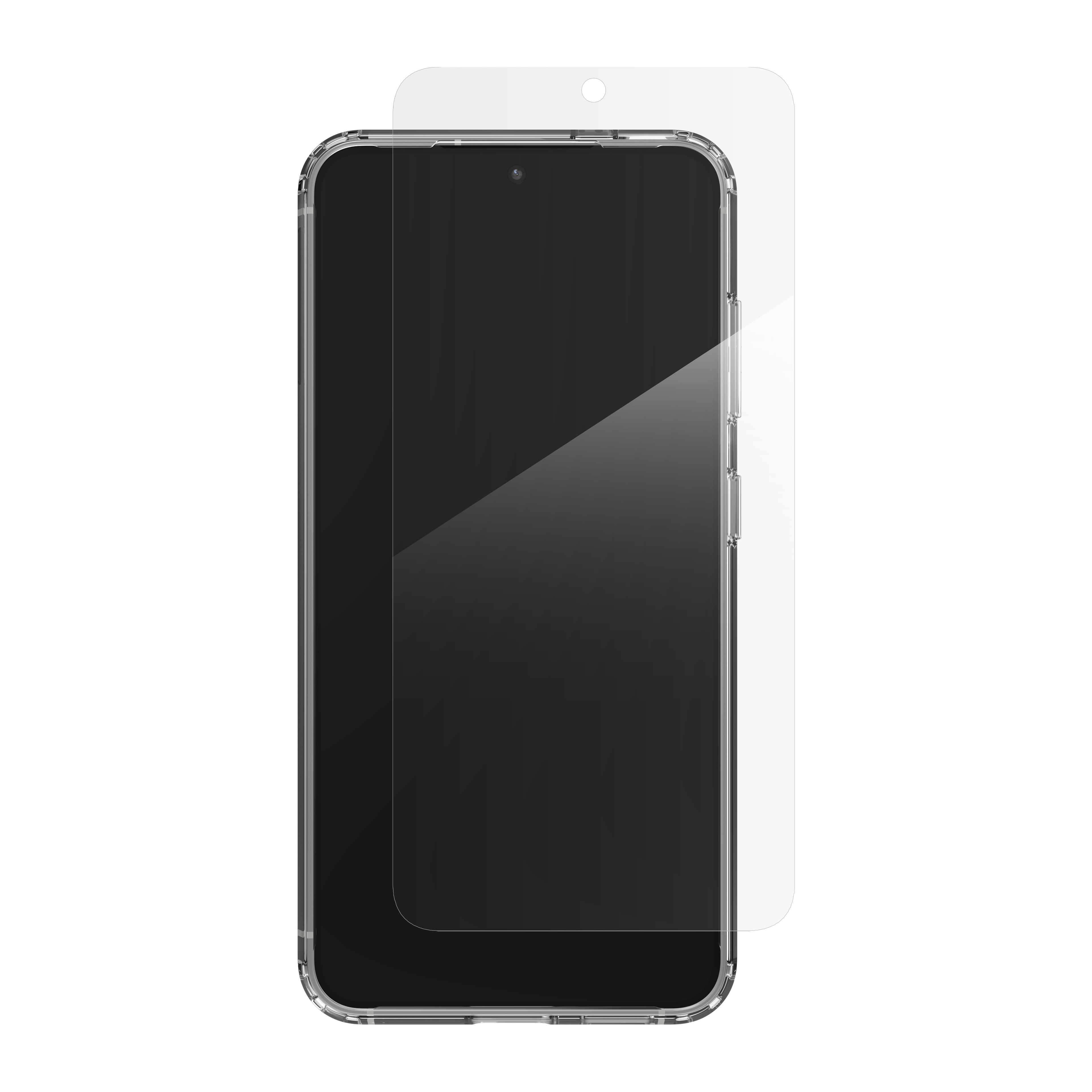 iFrogz Defence BNDL Glass/Clear Case Samsung Galaxy S25 (Black) | ZAGG