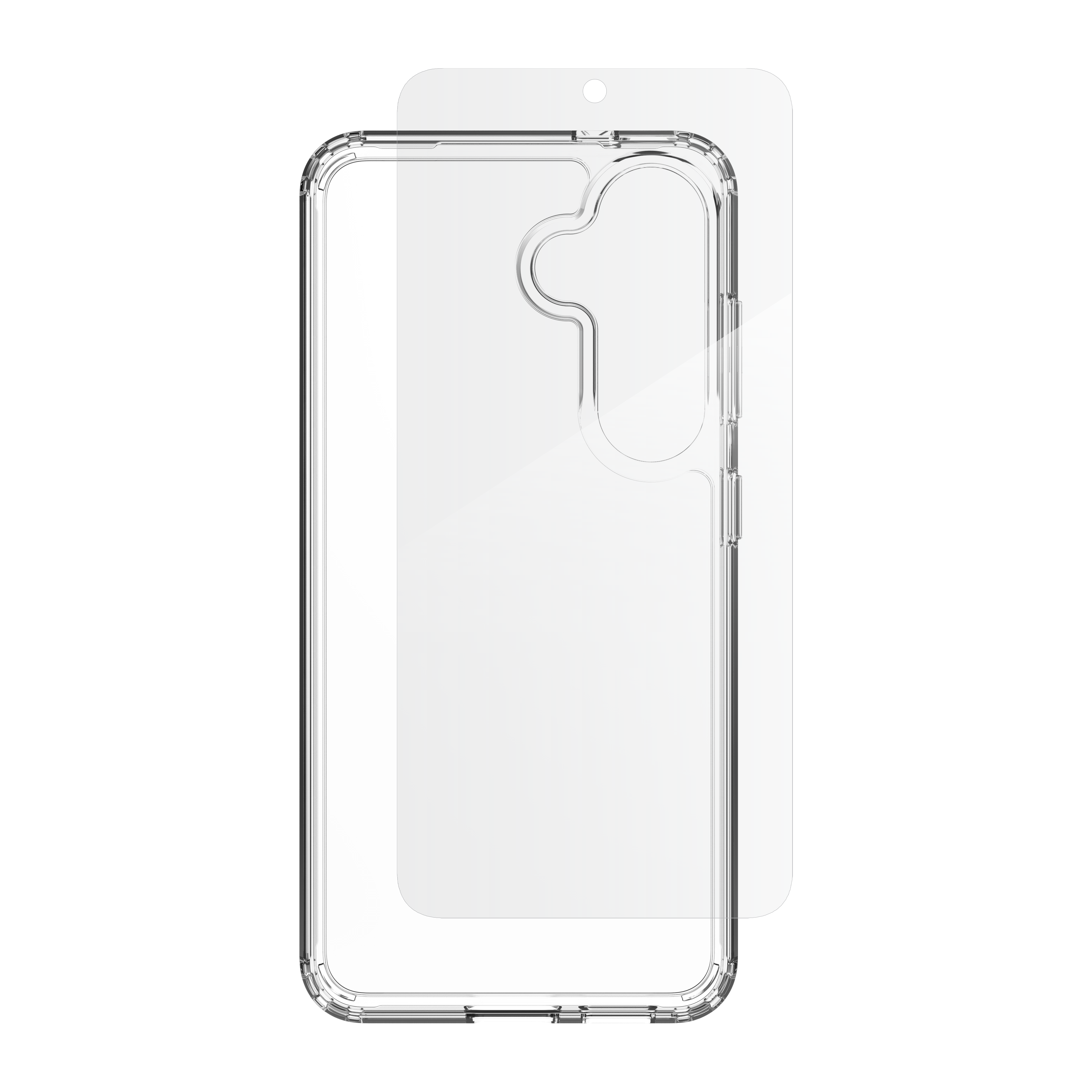 iFrogz Defence BNDL Glass/Clear Case Samsung Galaxy S25+ (Black) | ZAGG