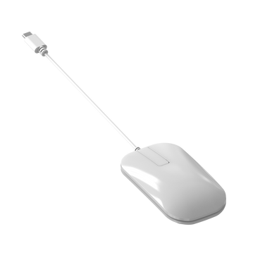 ZAGG Wired USB-C Mouse (White)