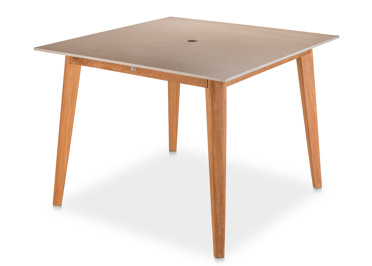 Essential Dining Table with Square Ceramic Top