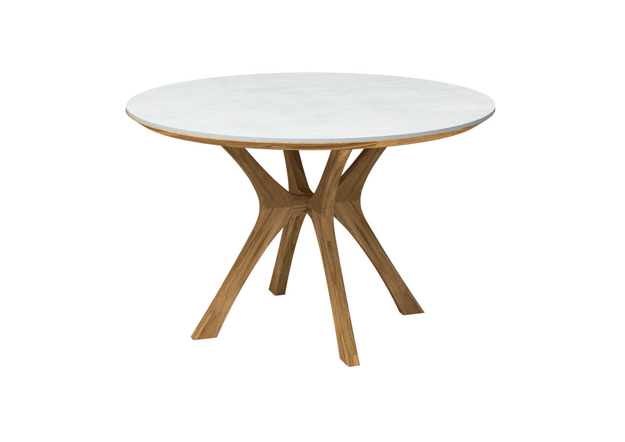 Ceramic round dining table store