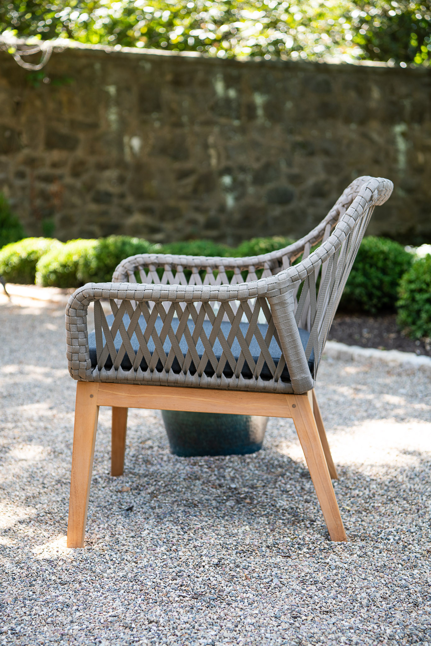 Ty Club Chair with Charcoal Cushion