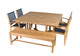 Bayhead 60" Square Teak Dining Table