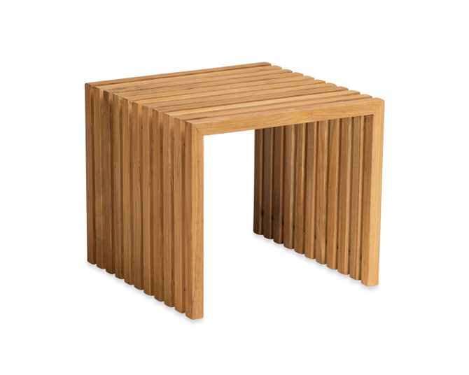 Essential Linear End Table - Natural Finish