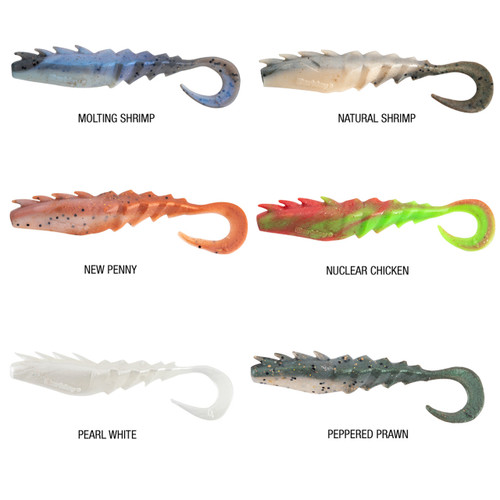 Berkley Gulp! Nemesis prawn curl tail - OZTackle Fishing Gear