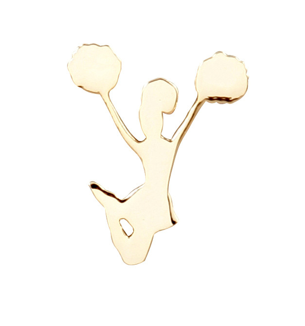 Personalized Custom Cheer Cheerleading Lapel Pins / Stock Cheerleading Pins
