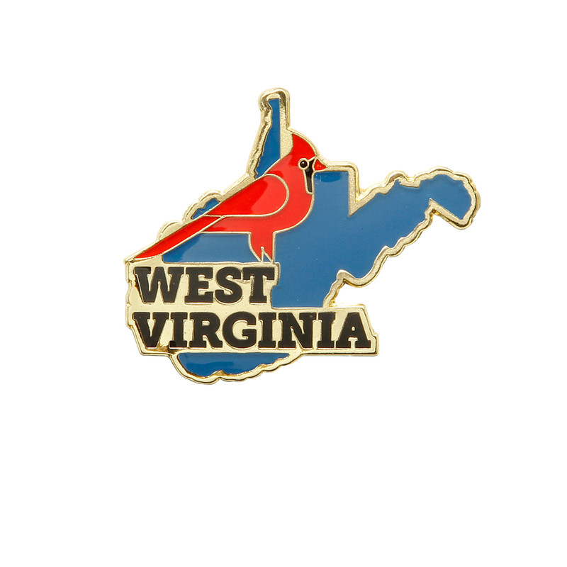 West Virginia State Pin - PinCentives