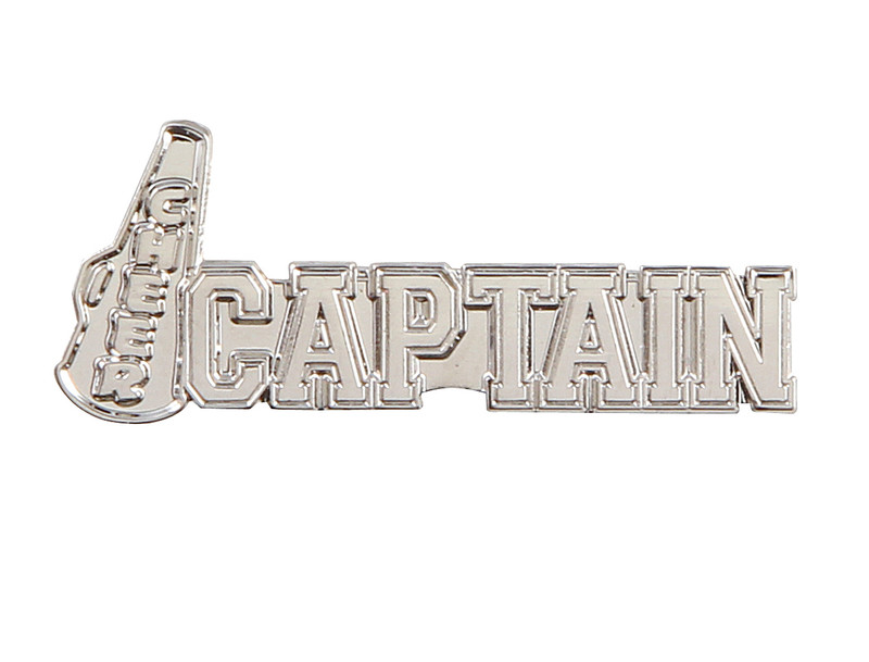 Cheer Captain (8 Color Options) Lapel Pin - PinCentives