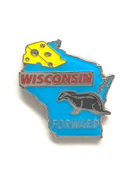 Wisconsin State Pin - PinCentives