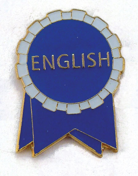 English Ribbon blue/white