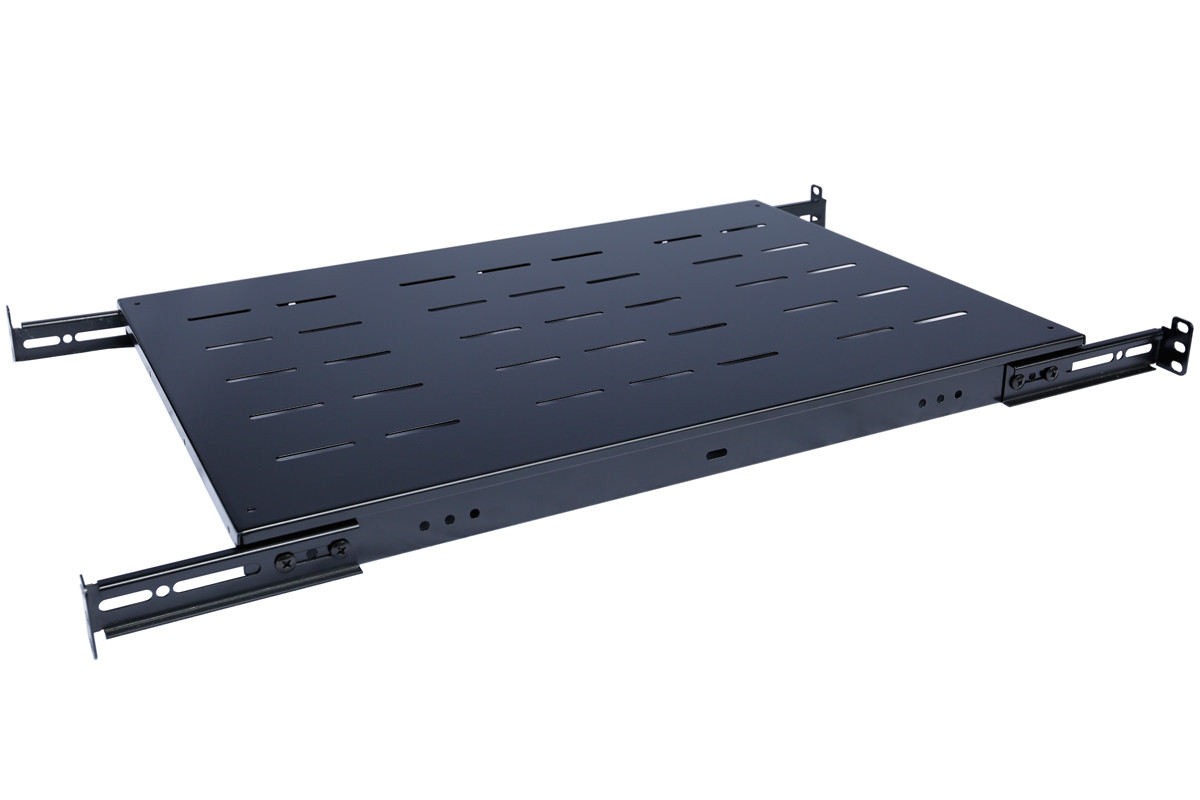 4Pcs Fixed Rack Server Shelf 1U 19'' Shelves 4 Post Rack Mount ...