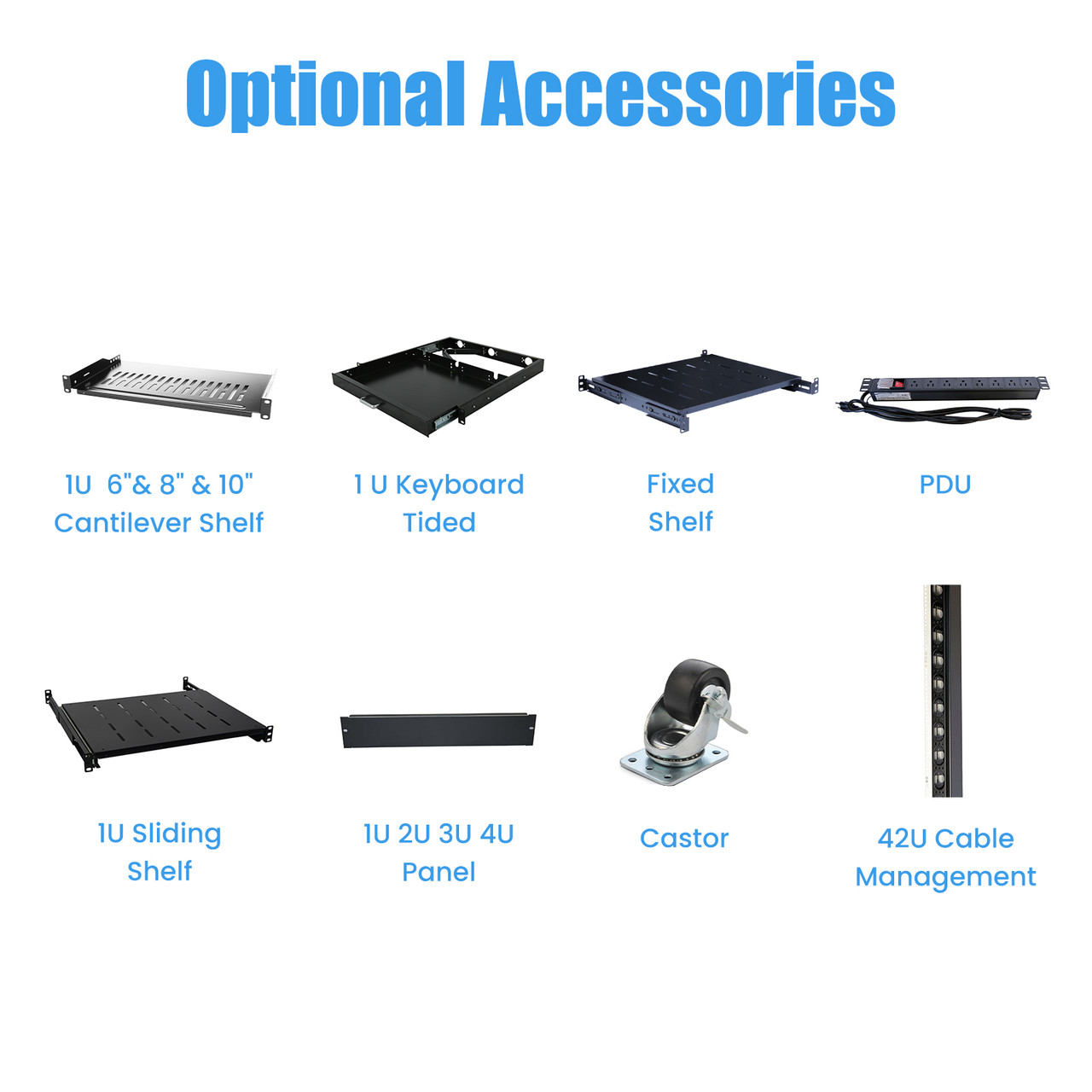 2U Rack Mount DJ 19" Rack Case Equipment Deep Drawer 2 Space Locking ...